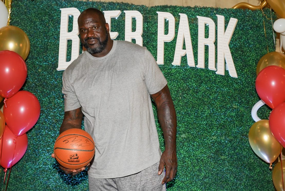 Shaq Celebrates The Expansion Of Beer Park in Las Vegas
